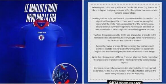 Le maillot des Grenadiers revu avant la Coupe du Monde – Haiti-Tempo